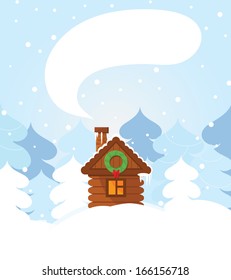 Santas House 2 Stock Vector (Royalty Free) 166156718 | Shutterstock