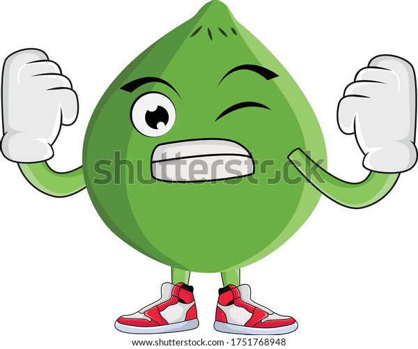 Santol Fruit Cartoon Character Design Graphic Stock Vector (Royalty ...