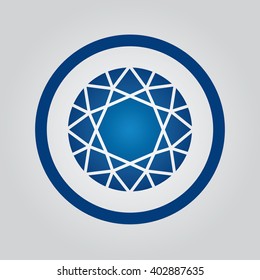 Icono de zafiro, ilustración de zafiro: vector de stock (libre de ...