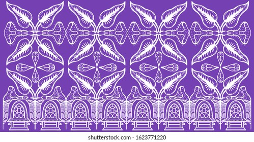 Vektor Stok Sasambo Batik Pattern Lombok Indonesia Background (Tanpa ...