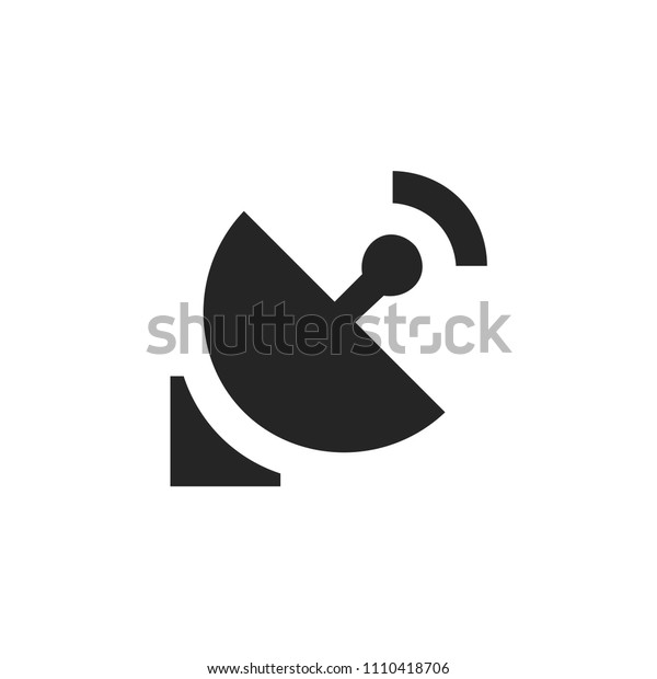 Satallite Icon Vector Communication Symbol Stock Vector (Royalty Free ...