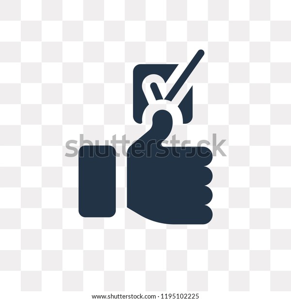 Satisfied Vector Icon Isolated On Transparent Stock Vector (Royalty ...