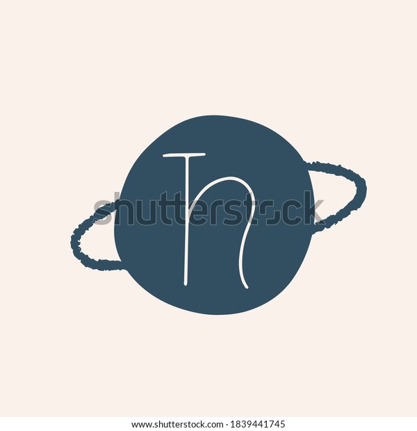 Saturn Doodle Hand Drawn Planet Astronomy Stock Vector (Royalty Free ...