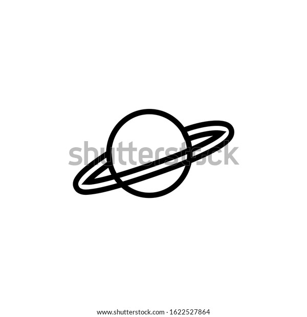 Saturnus Icon Vector Illustration Logo Template Stock Vector (Royalty ...