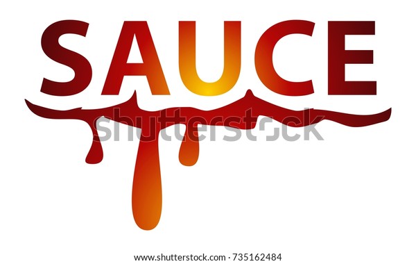 Sauce Letter Stock Vector (Royalty Free) 735162484 | Shutterstock
