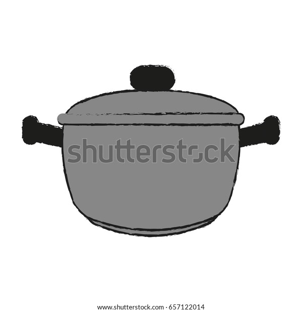 Saucepan Draw Illustration Stock Vector (Royalty Free) 657122014 ...