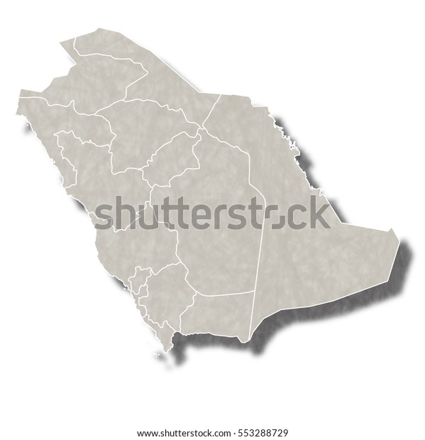 Saudi Arabia Map City Icon Stock Vector (Royalty Free) 553288729