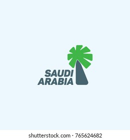 Saudi Arabia Palm Logo Vector Stock Vector (Royalty Free) 765624682 ...