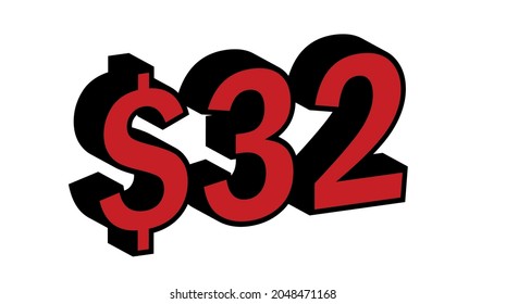 459 32 dollar Images, Stock Photos & Vectors | Shutterstock