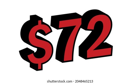 224 72 dollars Images, Stock Photos & Vectors | Shutterstock