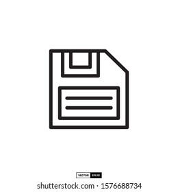 Save Button Icon Design Inspiration Vector Stock Vector (Royalty Free ...