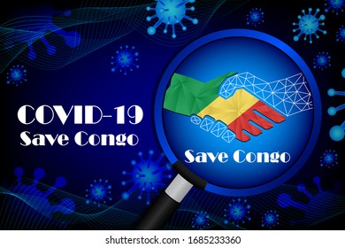Save Tanzania Stop Virus Sign Covid19 Stock Vector (Royalty Free ...