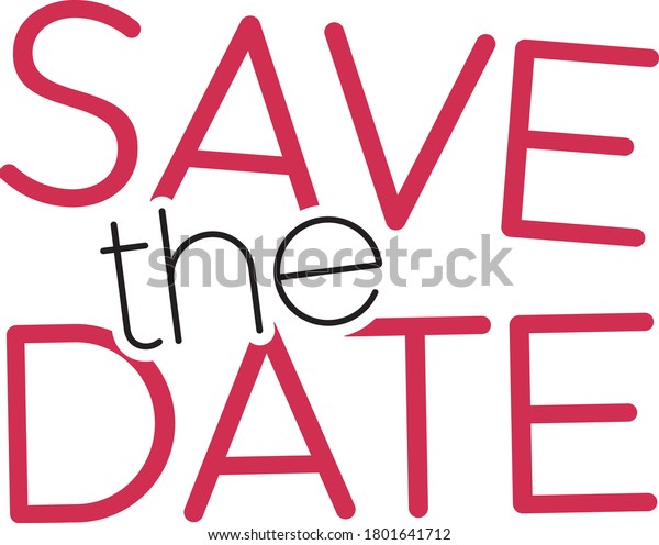 Save Date Writing Typography Vector Stock Vector (Royalty Free ... Save Date Writing Typography Vector Stock Vector (Royalty Free ...