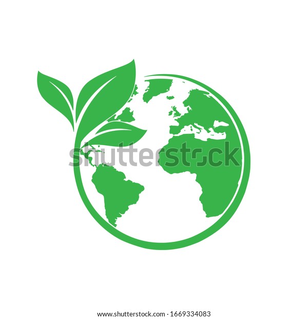 Save Earth Ecology Icon Stock Vector (Royalty Free) 1669334083
