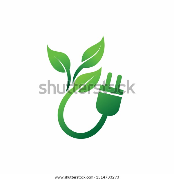 Save Energy Symbol Electricity Plug Stock Vector (Royalty Free) 1514733293