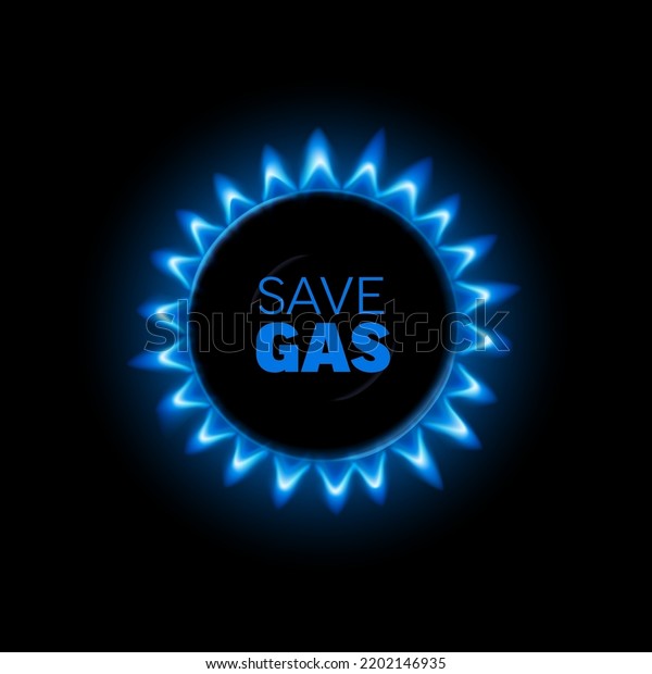 Save Gas Message Poster Banner Flyer Stock Vector (Royalty Free ...