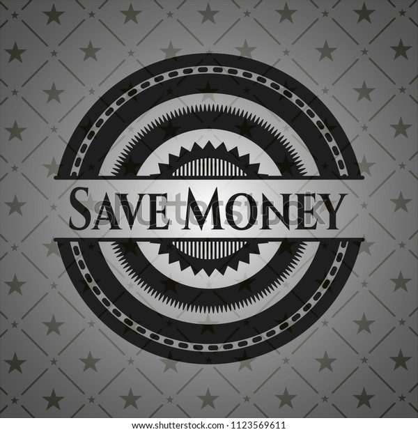 Save Money Black Badge Stock Vector (Royalty Free) 1123569611 ...