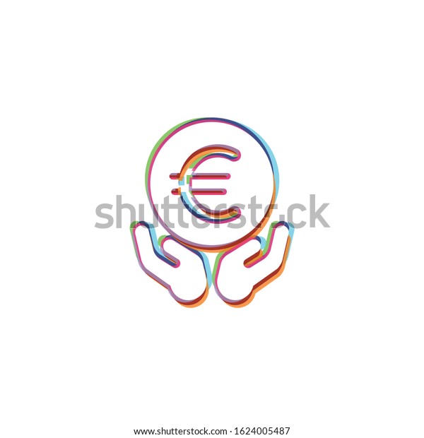 Save Money Euro Vector App Icon Stock Vector (Royalty Free) 1624005487 ...