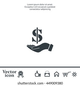 Save Money Icon Vector Illustration Flat Stock Vector (Royalty Free ...