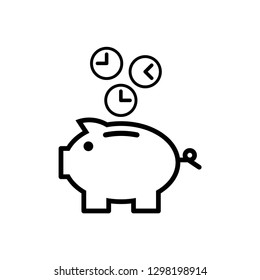 Save Time Icon Symbol Vector Stock Vector (Royalty Free) 1298198911 ...