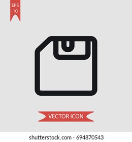 Save Vector Icon Illustration Symbol Stock Vector (Royalty Free ...