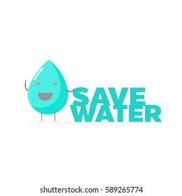 Save Water Logo : image vectorielle de stock (libre de droits ...