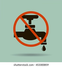 Save Water Sign Vector Illustration Stock Vector (Royalty Free ...