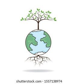 Save World Symbol On White Background Stock Vector (Royalty Free ...