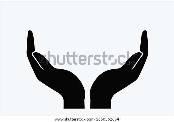 손 실루엣벡터 그림 스톡 벡터(로열티 프리) 1650562654 | Shutterstock