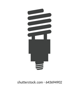 Saving Light Bulb Electricity Energy Pictogram Stock Vector (Royalty ...