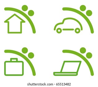 Savings Symbols Stock Vector (Royalty Free) 65513482 | Shutterstock