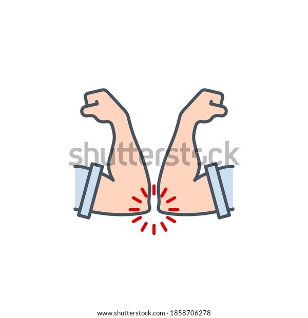 Say Hello Your Elbow Single Line Stock Vector (Royalty Free) 1858706278 ...