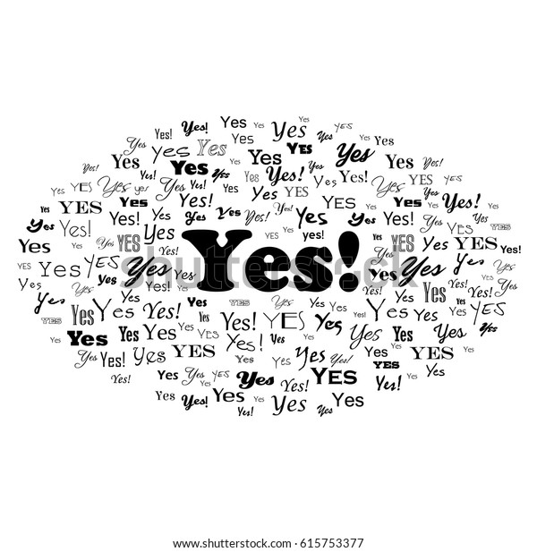 Say Yes Positive Reply Approve Agree Stock Vector (Royalty Free ...