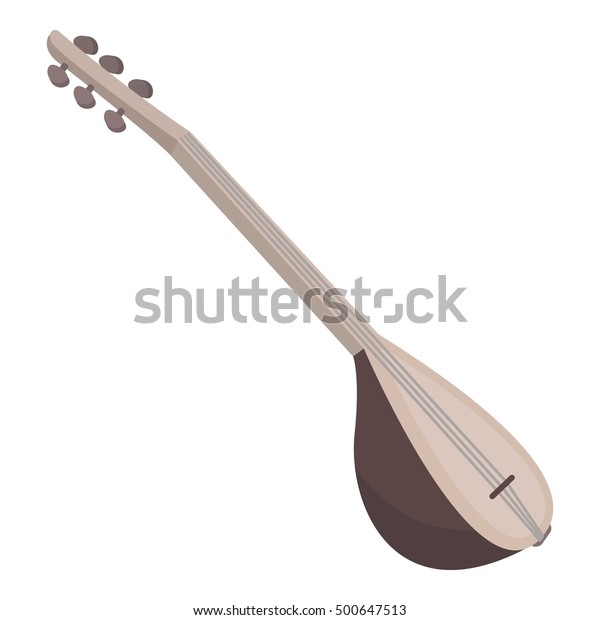 Saz Icon Cartoon Style Isolated On Stock Vector (Royalty Free) 500647513
