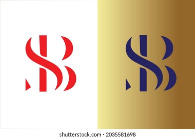 Sb Elegant Logo Initials Company Vector Stock Vector (Royalty Free ...