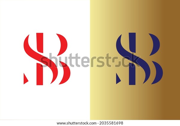 Sb Elegant Logo Initials Company Vector Stock Vector (Royalty Free ...
