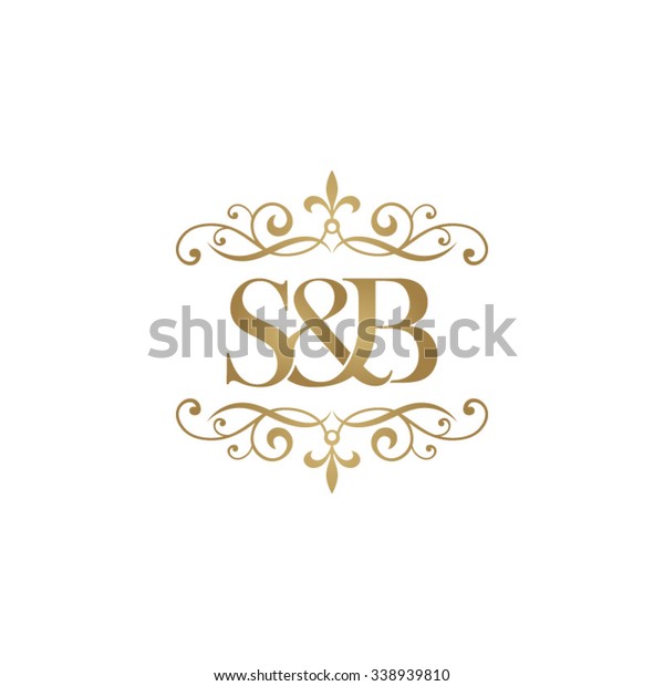 Sb Initial Logo Ornament Ampersand Monogram Stock Vector (Royalty Free ...