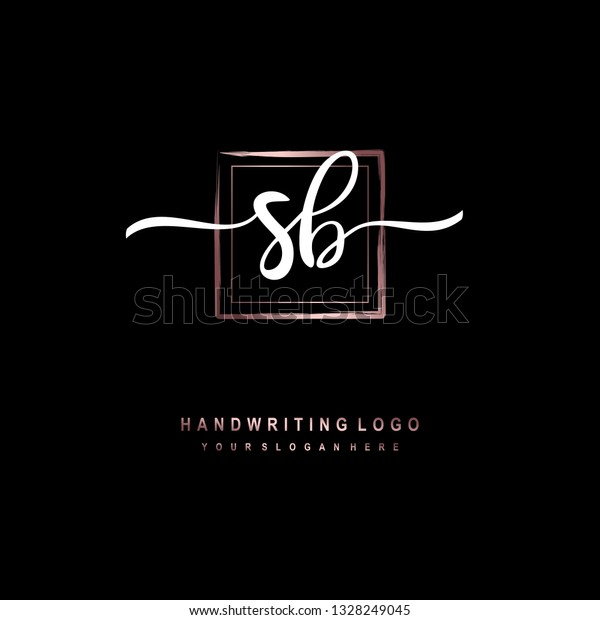 Sb Initial Signature Logo Handwriting Logo Stock Vector (Royalty Free ...
