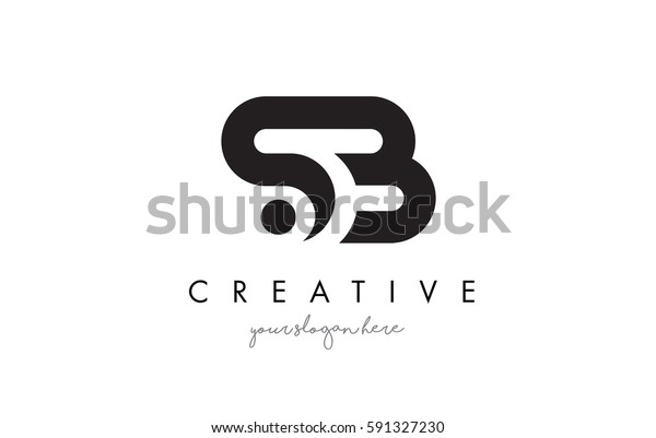 Sb Letter Logo Design Creative Modern Stock Vector (Royalty Free ...