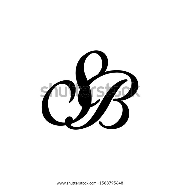 Sb Letter Logo Designsimple Symbol Design Stock Vector (Royalty Free ...