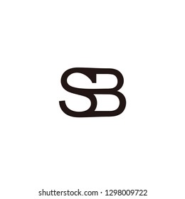 Sb Letter Vector Logo Stock Vector (Royalty Free) 1298009722 | Shutterstock