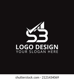 Sb Logo Design Professional Logo Design Stock Vector (Royalty Free ...