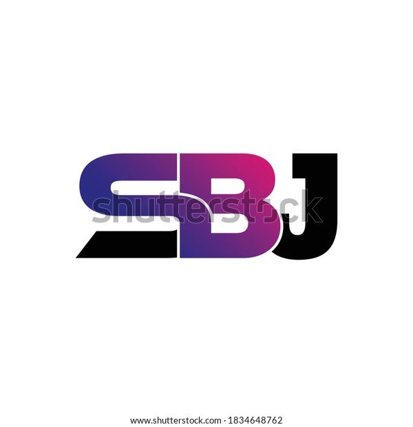 Sbj Letter Monogram Logo Design Vector Stock Vector (Royalty Free ...