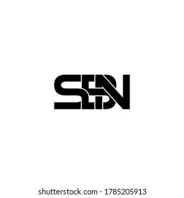 Sbn Letter Original Monogram Logo Design Stock Vector (Royalty Free ...