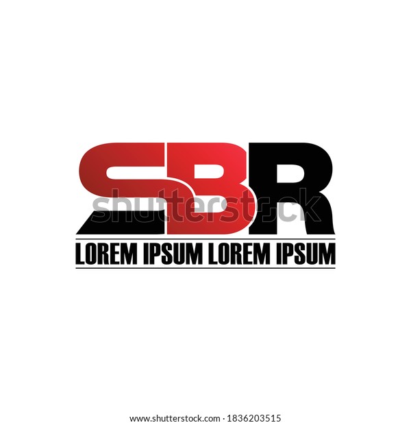 Sbr Letter Monogram Logo Design Vector Stock Vector (Royalty Free ...