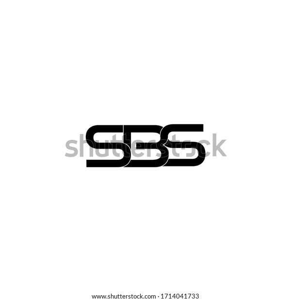 Sbs Letter Original Monogram Logo Design Stock Vector (Royalty Free ...