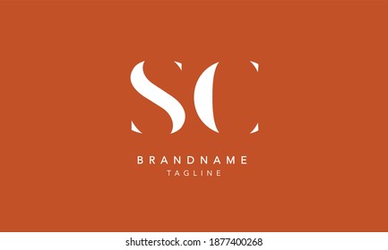 Sc Alphabet Initial Letter Monogram Icon Stock Vector (Royalty Free ...