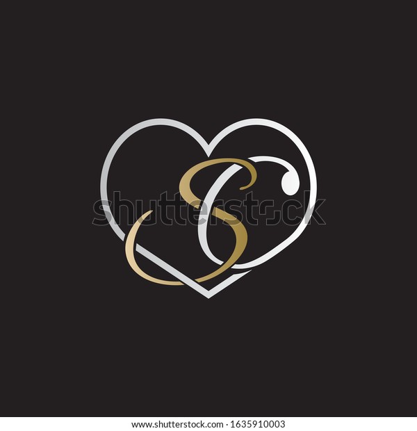 Sc Logo Design Vector Luxury Icon: vector de stock (libre de regalías ...