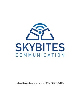 Sc Technology Logo Combined Network Signal Stock Vector (Royalty Free ...