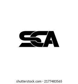 Sca Letter Monogram Logo Design Vector Stock Vector (Royalty Free ...